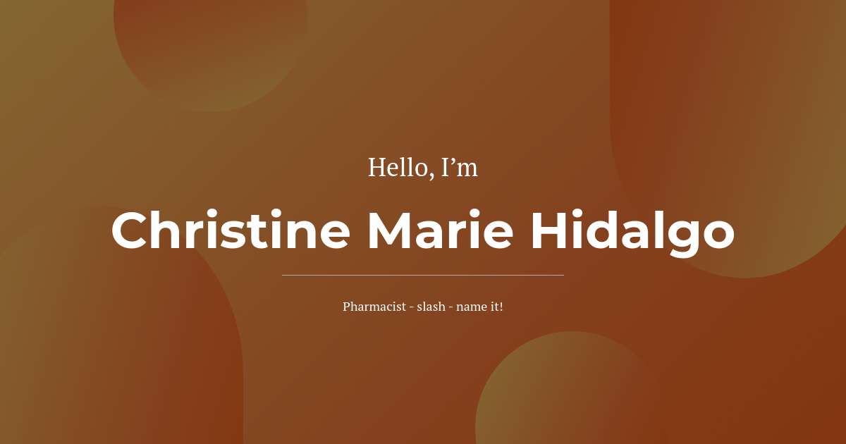 Christine Marie Hidalgo