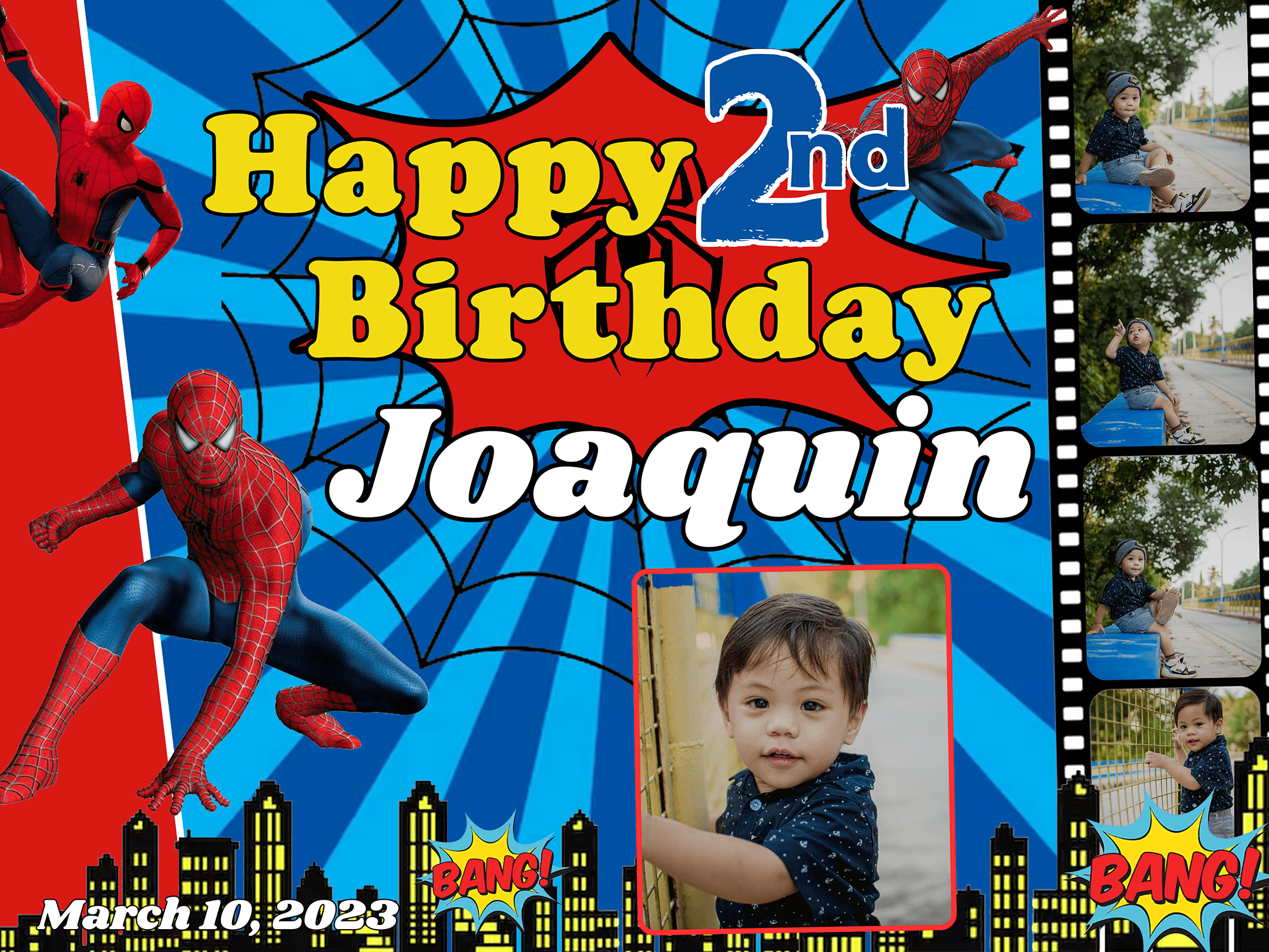 Spiderman Design For Tarpaulin