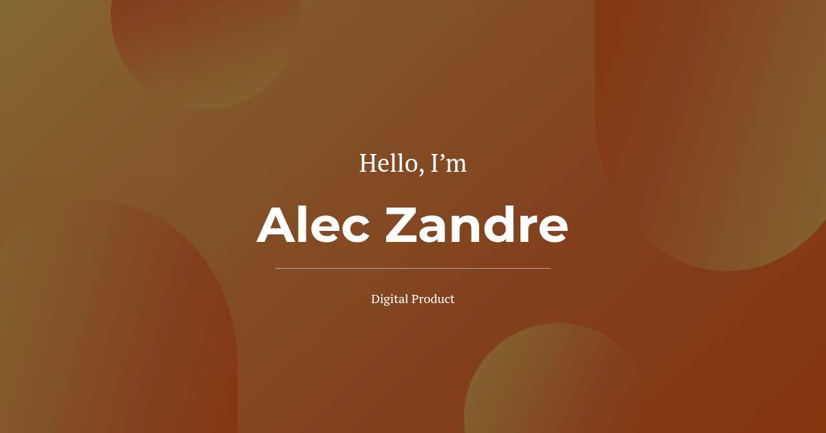 Alec Zandre