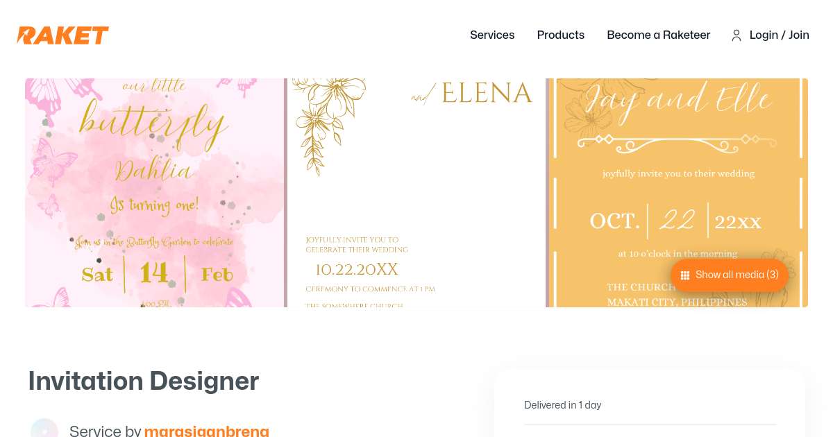 Invitation Designer by rieemarasigan - Raket.PH