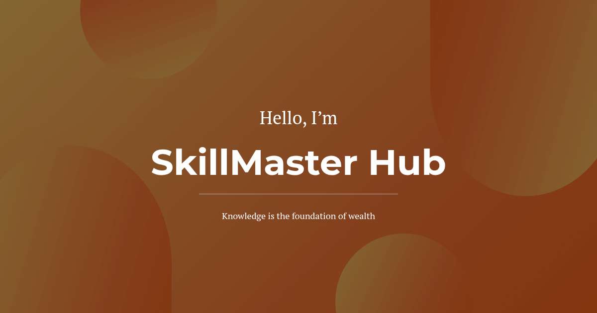 SkillMaster Hub