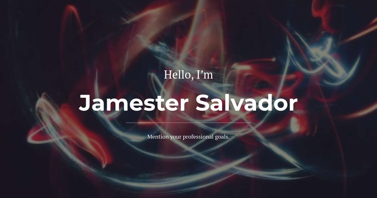 Jamester Salvador
