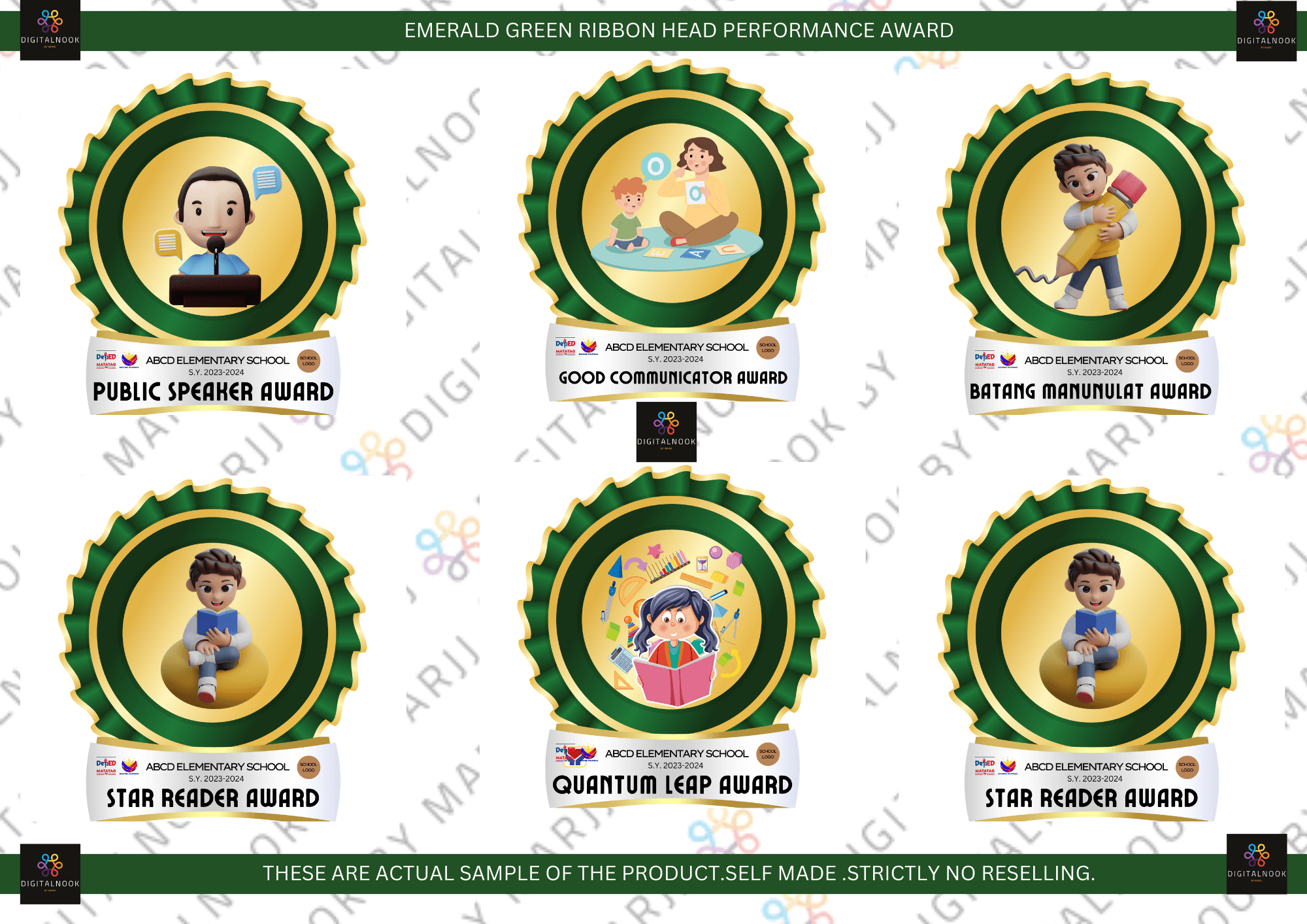 Deped Ribbon Award Template