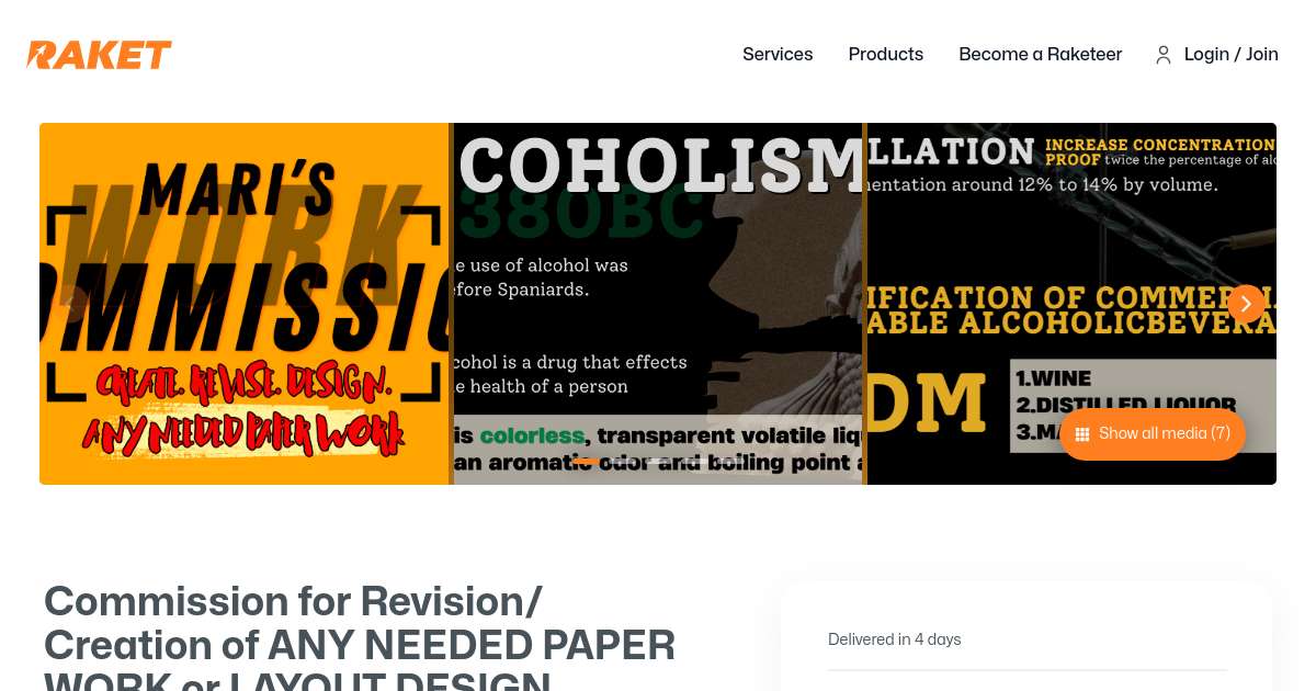 Commission for Revision/ Creation of ANY NEEDED PAPER WORK or LAYOUT ...