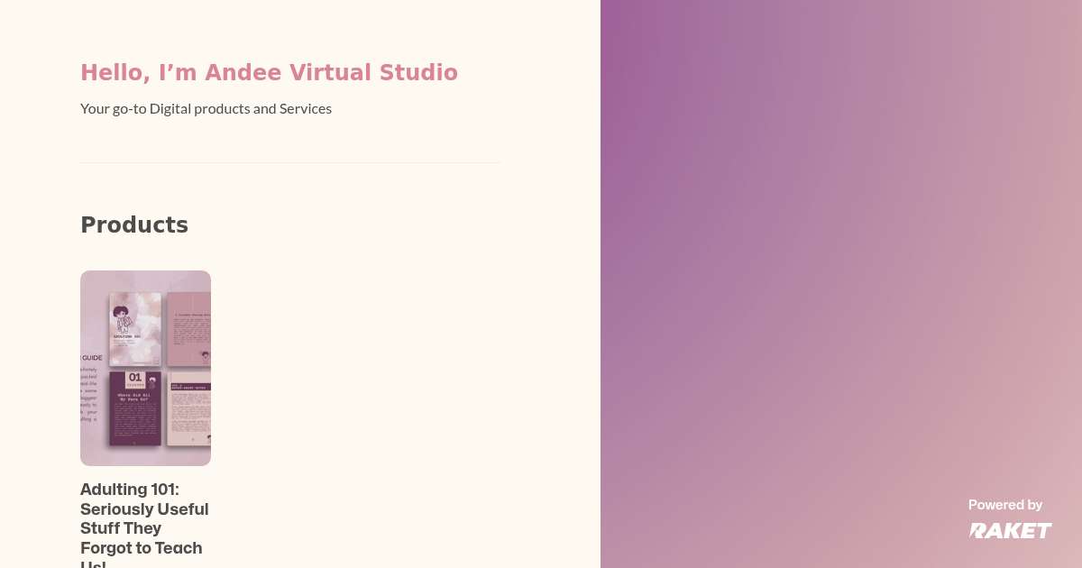 Andee Virtual Studio