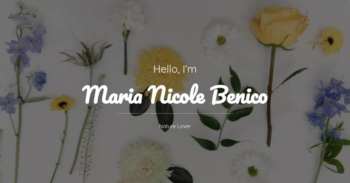 Maria Nicole Benico