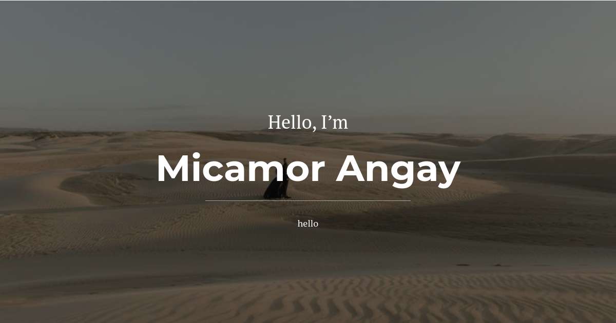 Micamor Angay