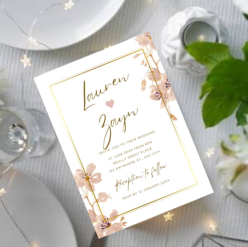 Civil Wedding Invitation Format