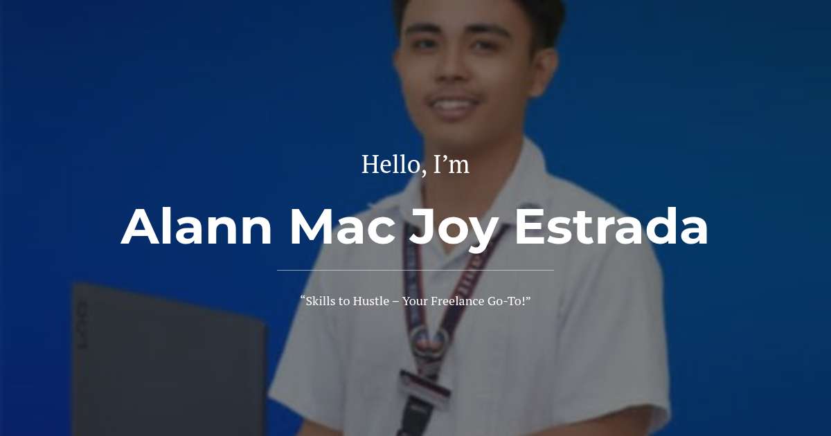 Alann Mac Joy Estrada