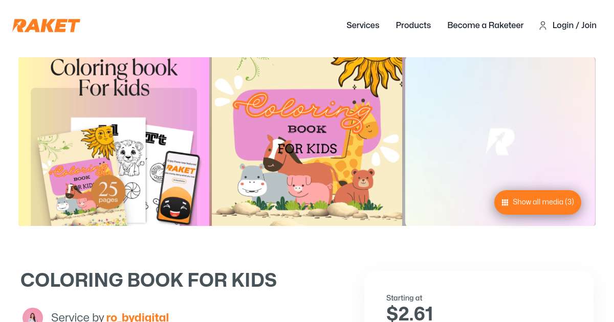 COLORING BOOK FOR KIDS by ro_bydigital - Raket.PH