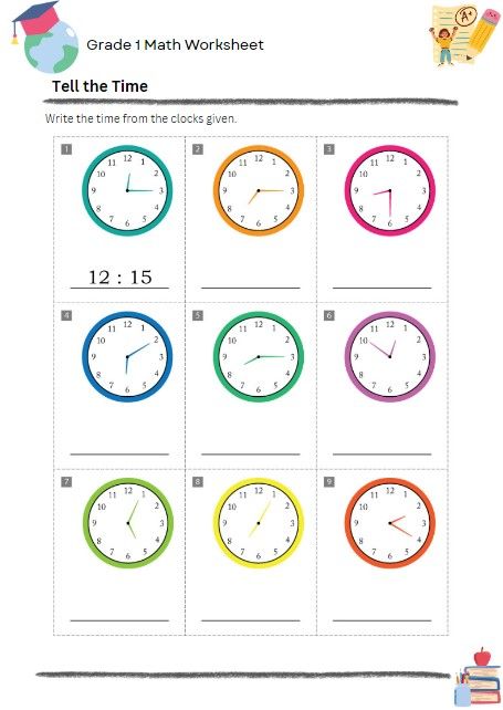Worksheets For Grade 1 Math GRADE 1 MATHEMATICS WORKSHEET NUMBERS 1 6