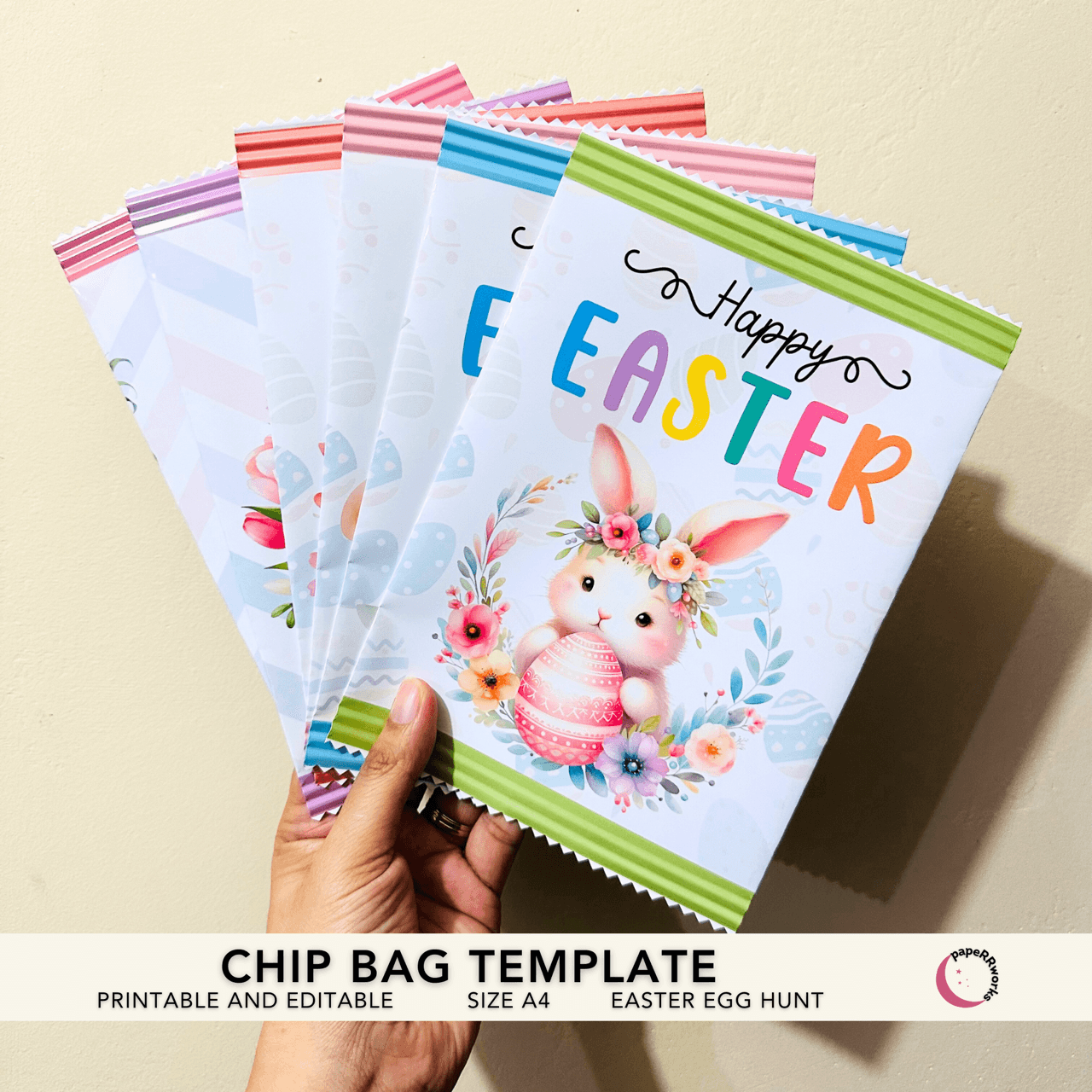 Chip Bag Template Downloadable