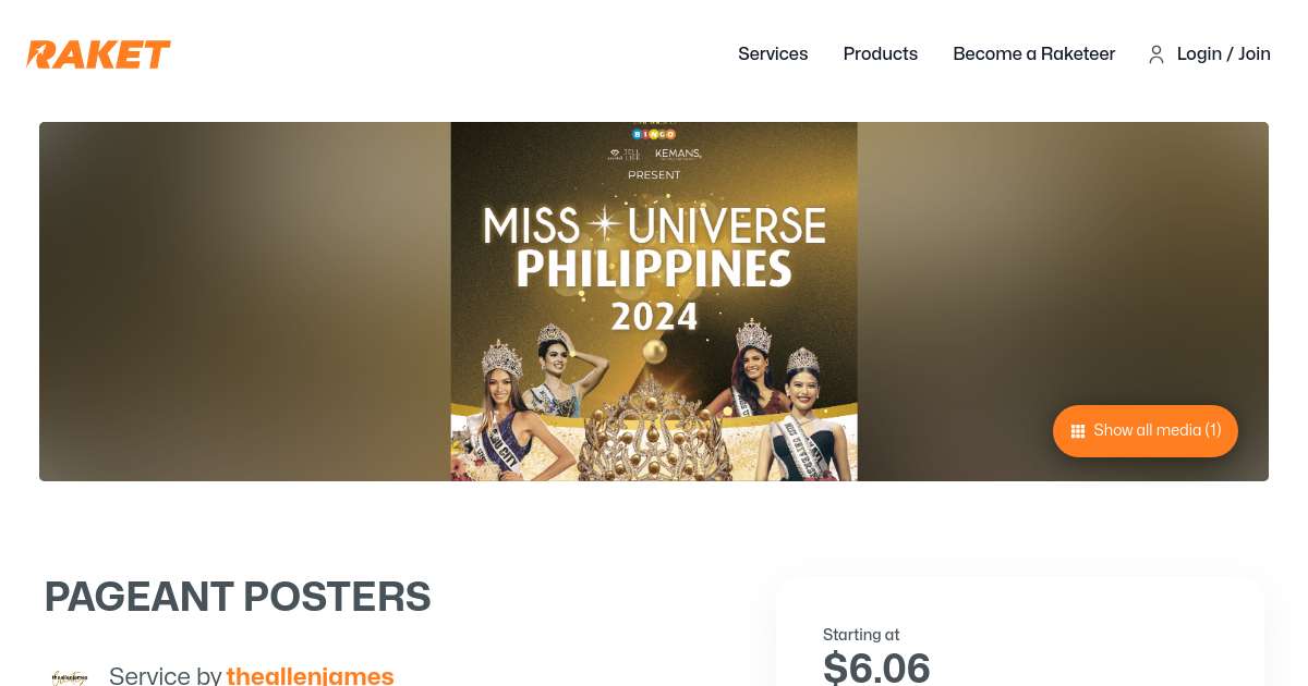 PAGEANT POSTERS by theallenjames - Raket.PH