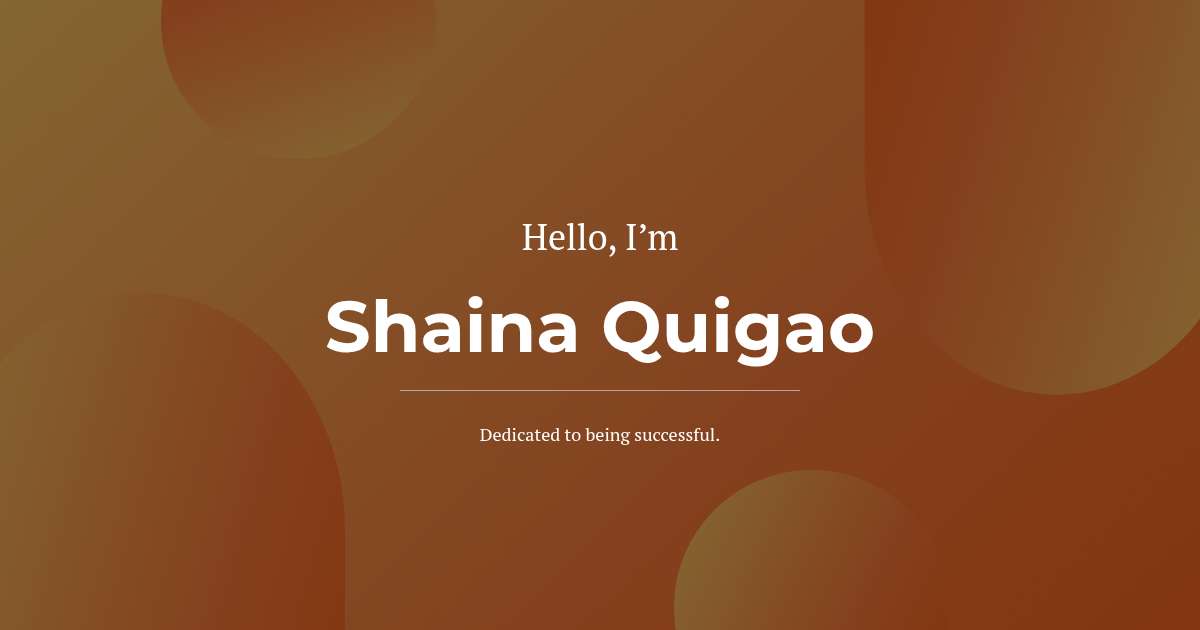 Shaina Quigao