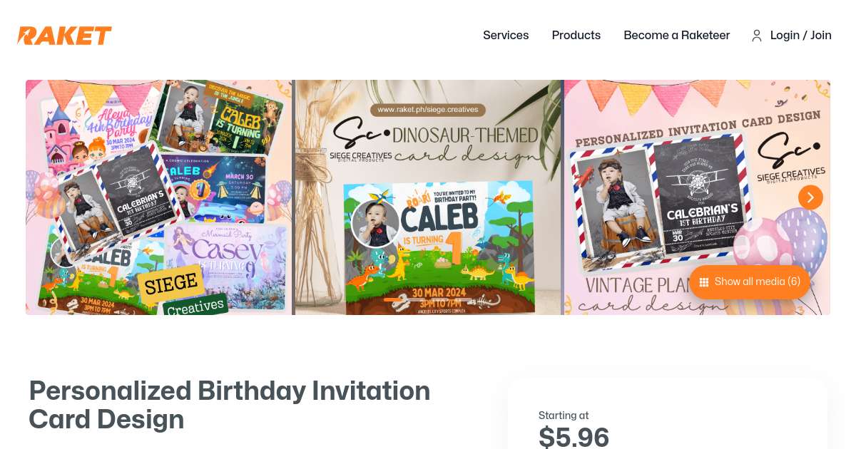 Personalized Birthday Invitation Card Design by siegecreatives2024 ...