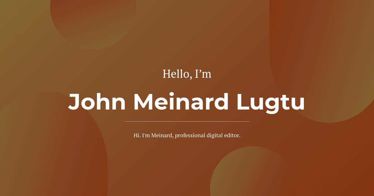 John Meinard Lugtu