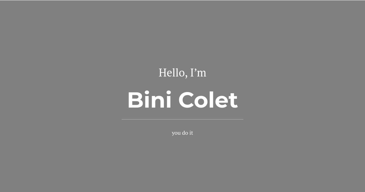 Bini Colet