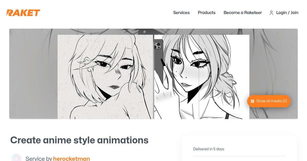 Create anime style animations by artsukaru - Raket.PH