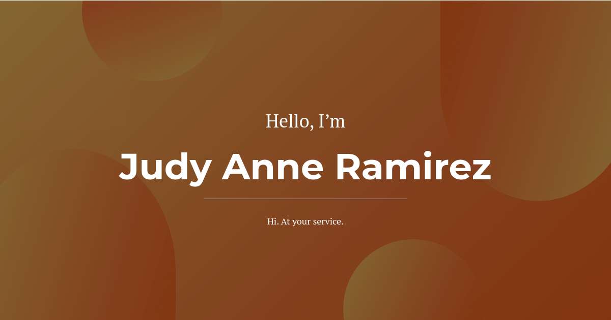 Judy Anne Ramirez