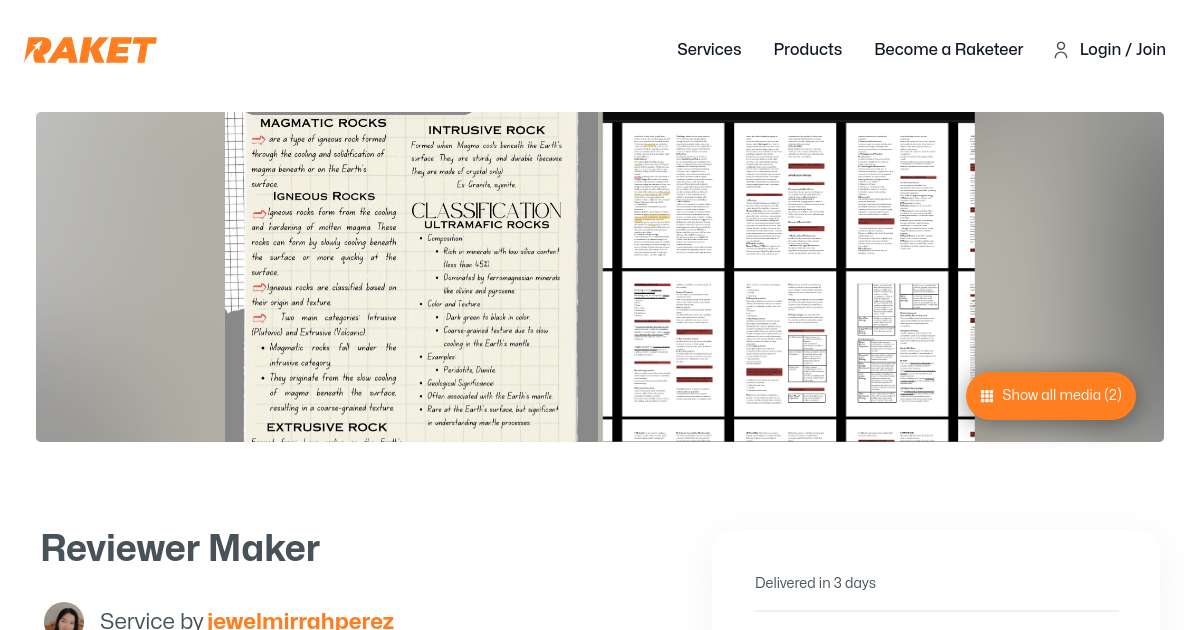 Reviewer Maker by jewelmirrahperez - Raket.PH