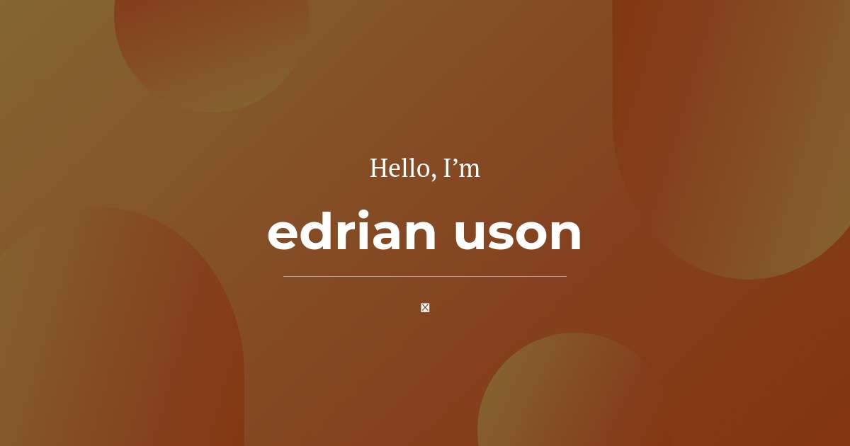edrian uson