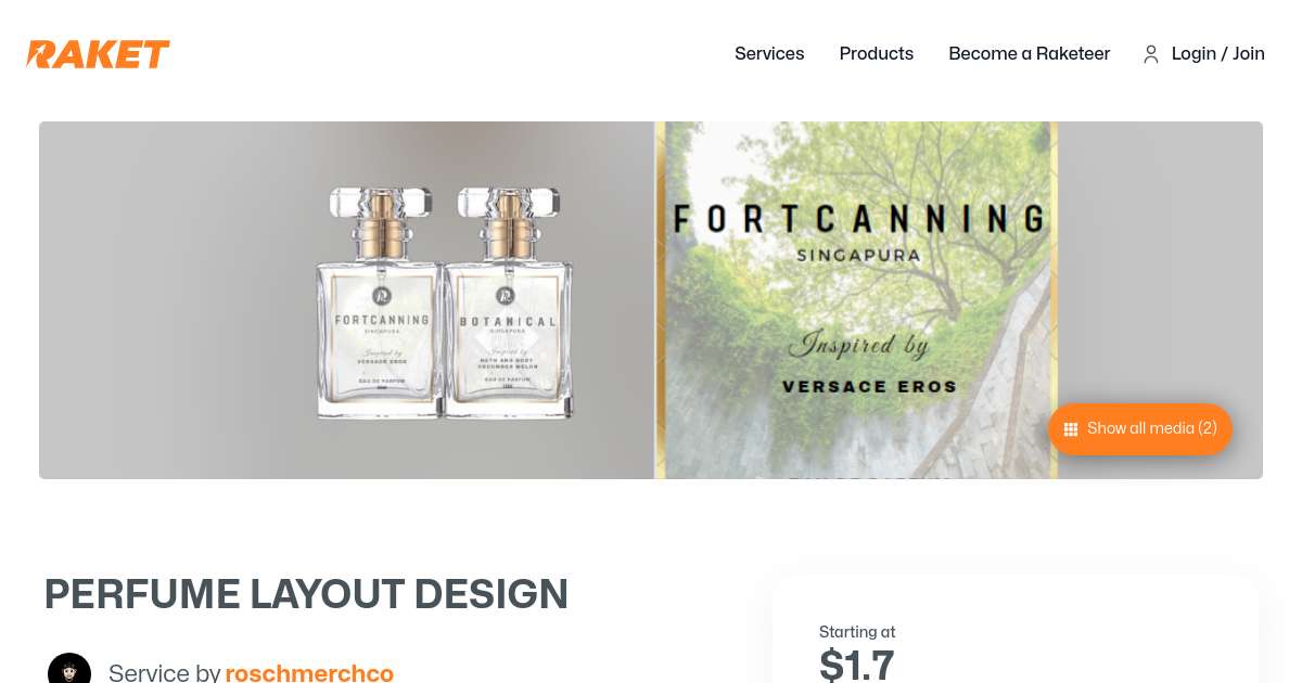 PERFUME LAYOUT DESIGN by roschmerchco - Raket.PH