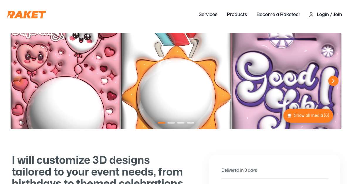 I will customize 3D designs tailored to your event needs, from ...