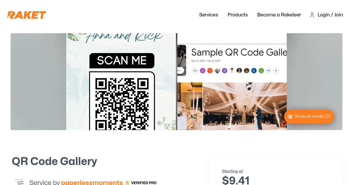 QR Code Gallery by paperlessmoments - Raket.PH