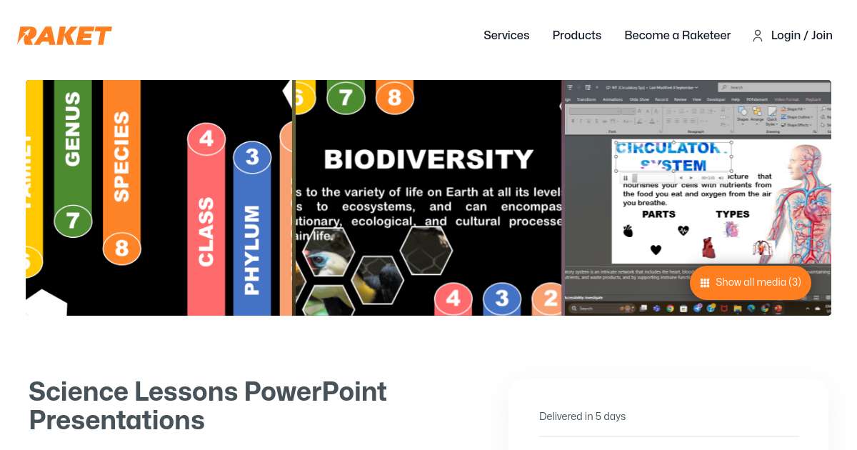 Science Lessons PowerPoint Presentations by aljone - Raket.PH