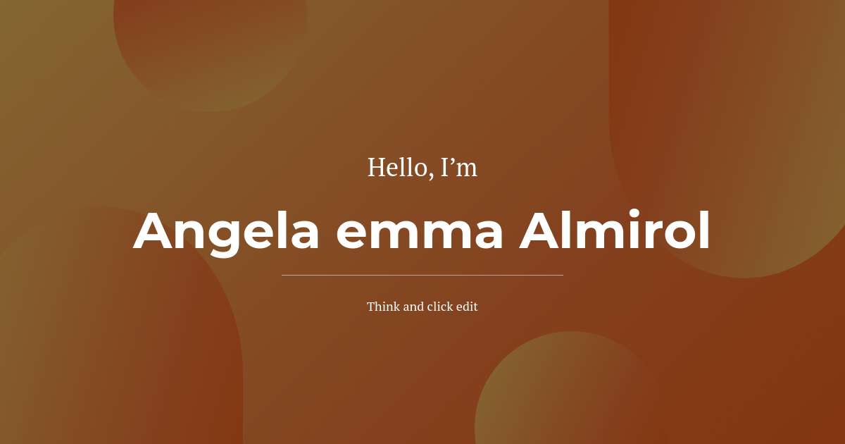 Angela emma Almirol