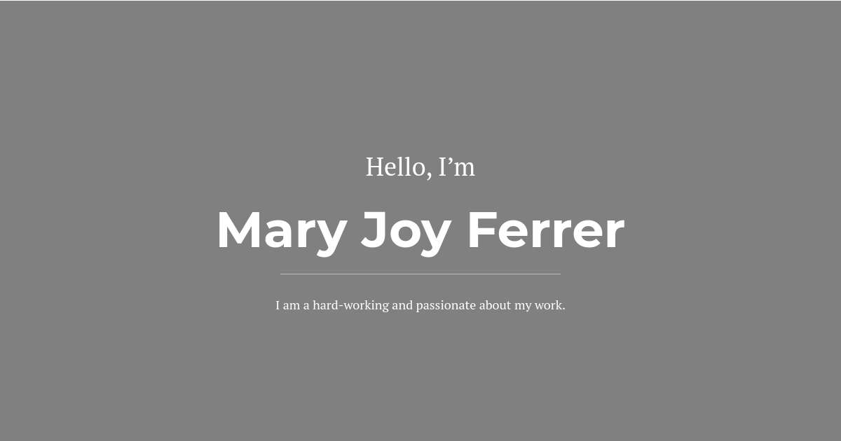 Joy Ferrer