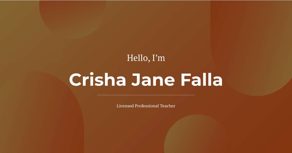 Crisha Jane Falla