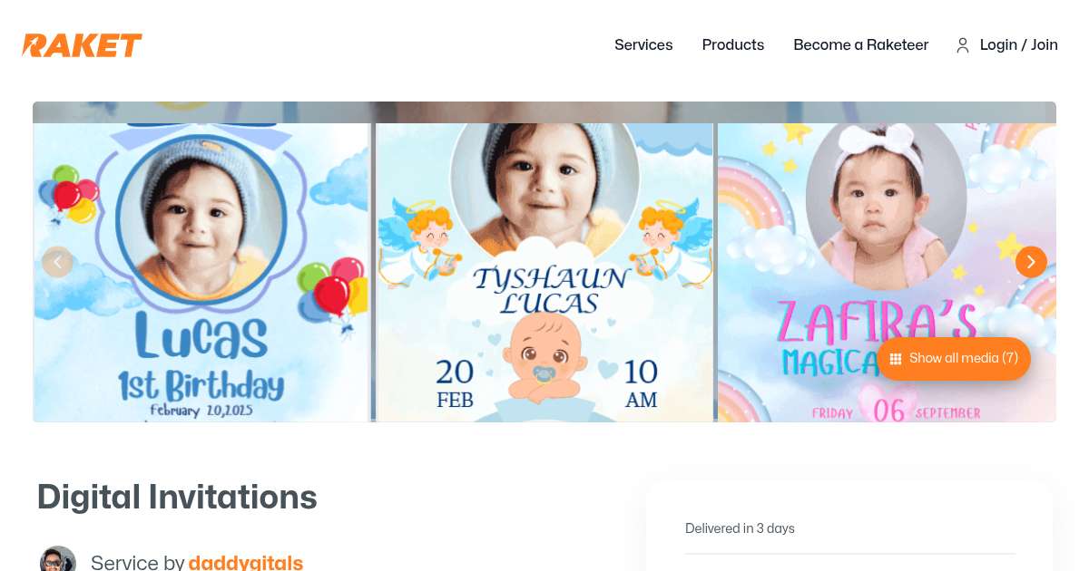 Digital Invitations by daddygitals - Raket.PH