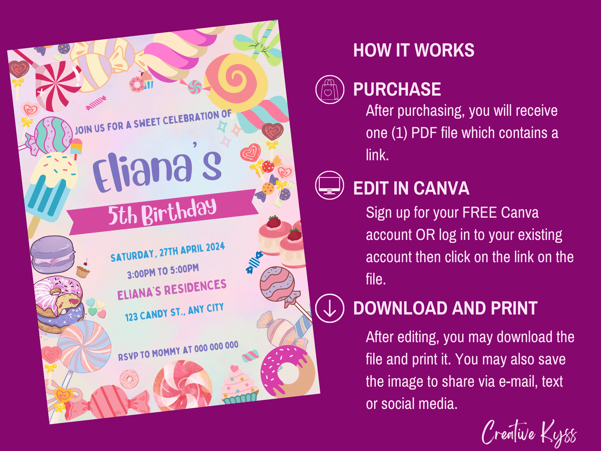 Candy Birthday Invitation 9 Holiday Invitations By Boatman Geller