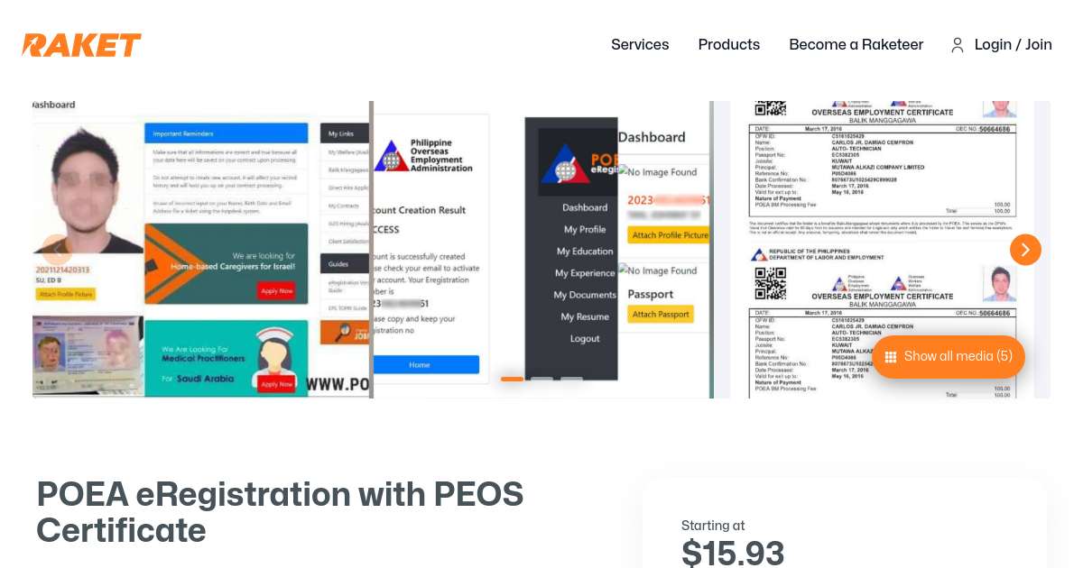 POEA eRegistration with PEOS Certificate Assistance by simplyshylee08 ...