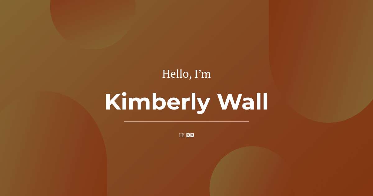 Kimberly Wall