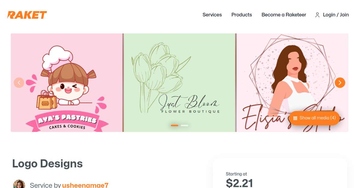 Logo Designs by usheenamae7 - Raket.PH