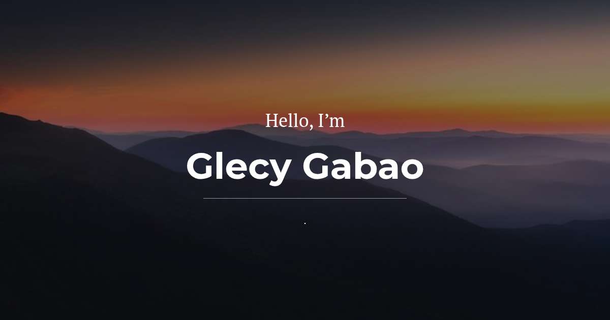 Glecy Gabao