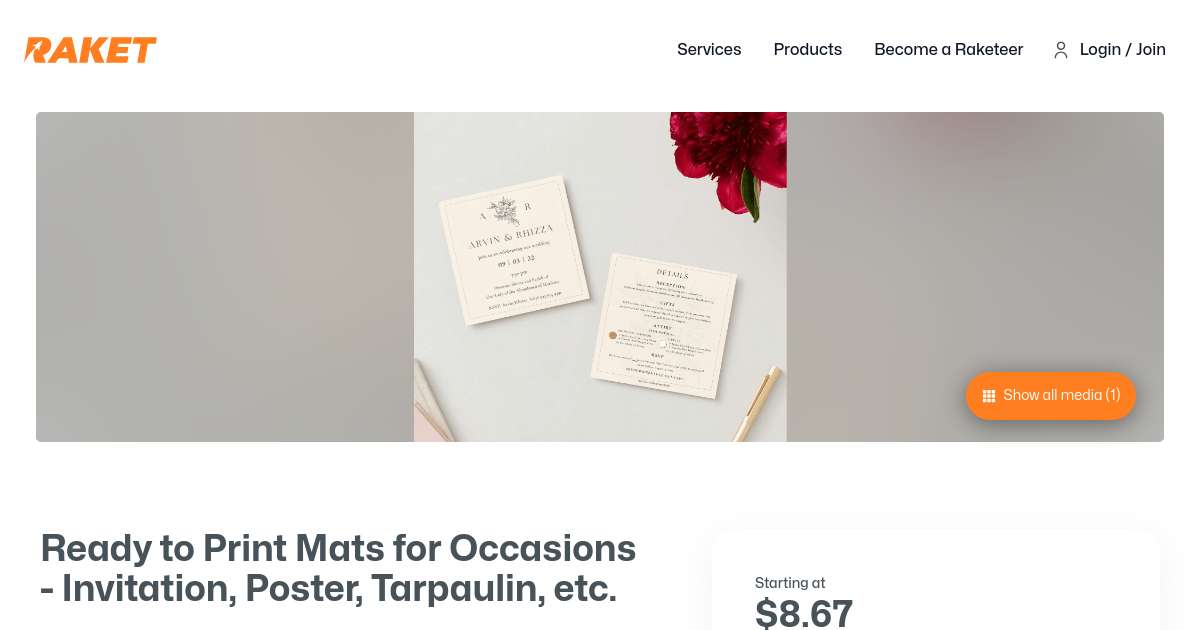 Designing Print Mats for Occasions - Invitation, Poster, Tarpaulin, etc ...