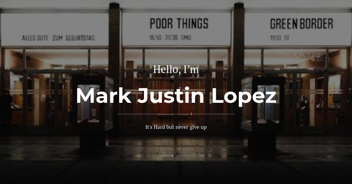 Mark Justin Lopez