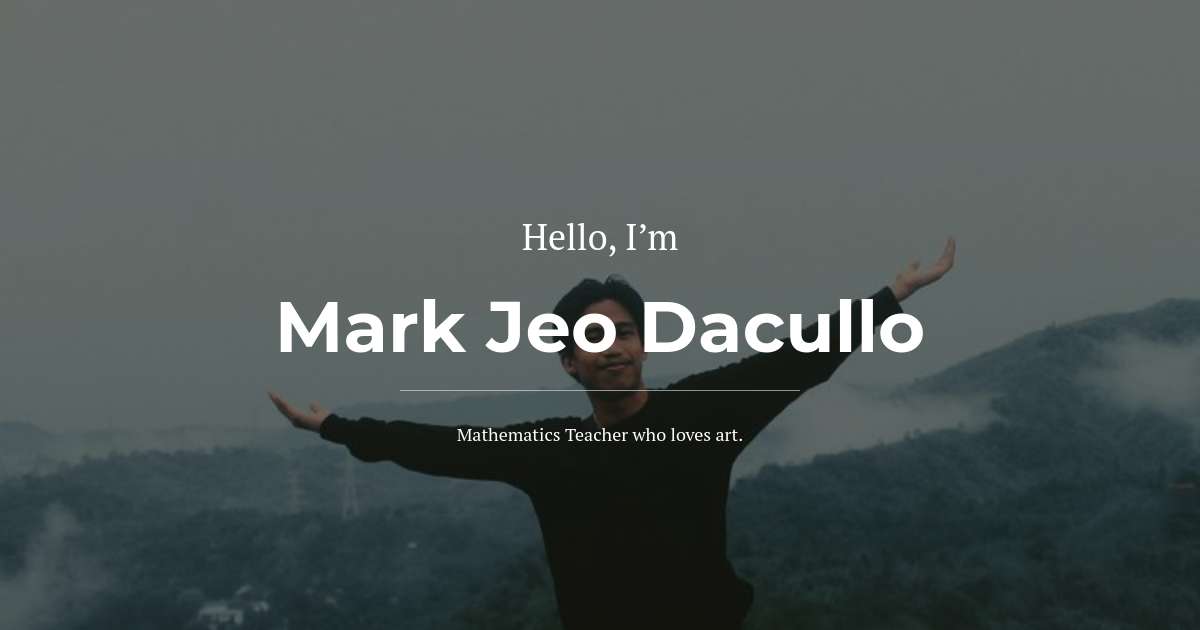 Mark Jeo Dacullo