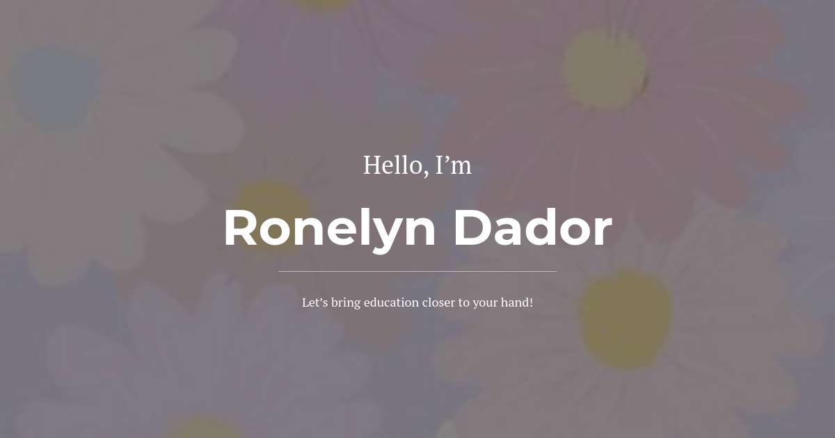 Ronelyn Dador