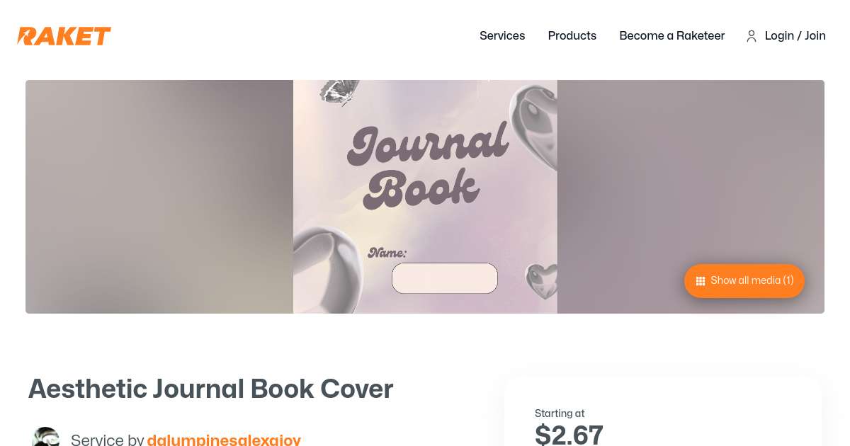 Aesthetic Journal Book Cover by dalumpinesalexajoy - Raket.PH