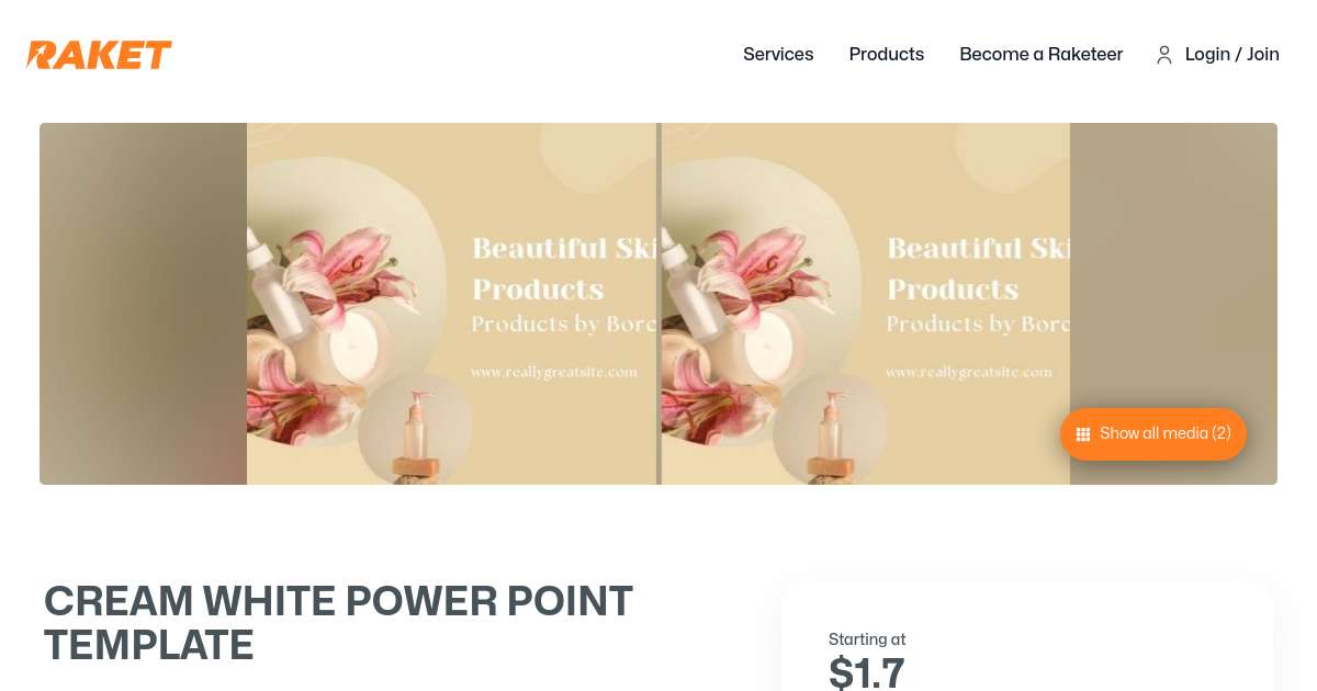 CREAM WHITE POWER POINT TEMPLATE by angelbrillo32 - Raket.PH