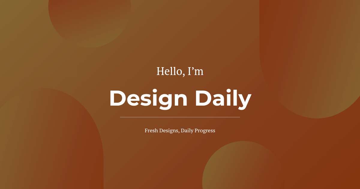 Design Daily