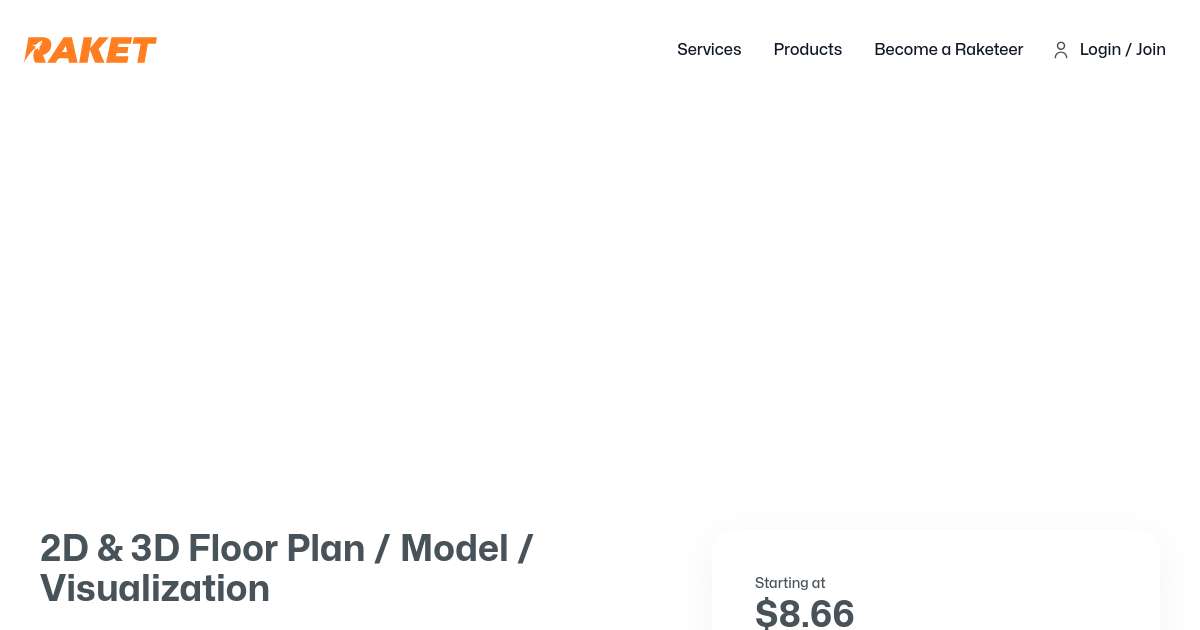 2D & 3D Floor Plan / Model / Visualization by ma_artsy - Raket.PH