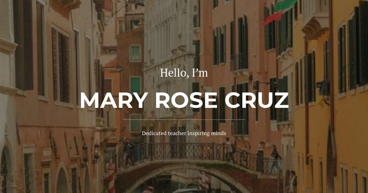 MARY ROSE CRUZ