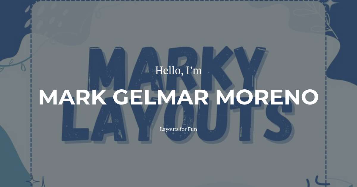 MARK GELMAR MORENO