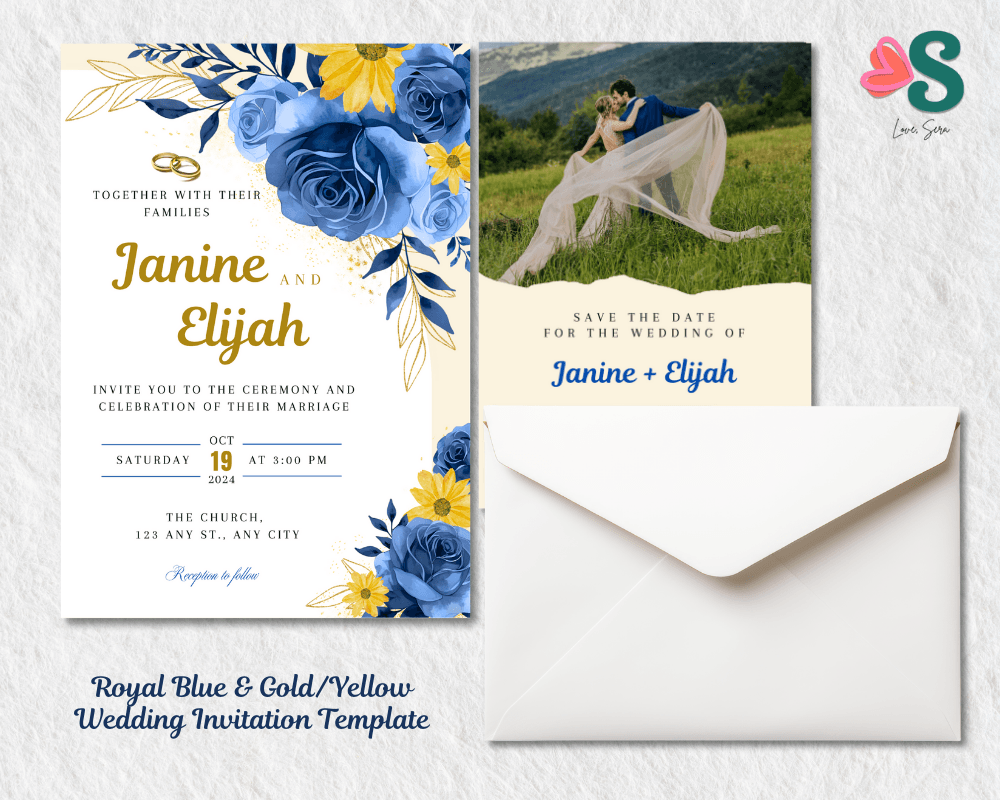 Royal Blue Invitation Templates Download Printable Royal Blue And