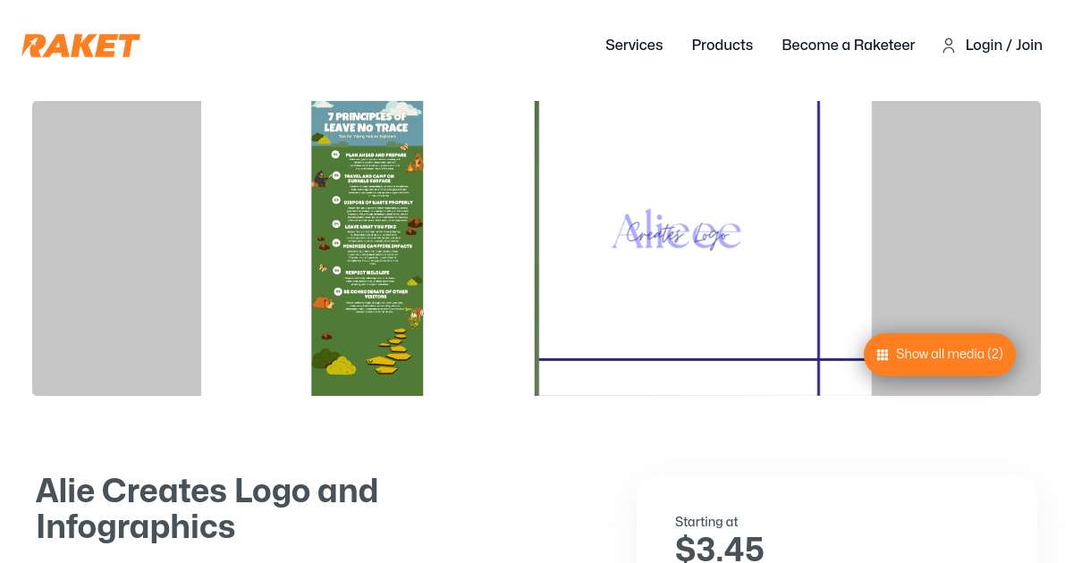 Alie Creates Logo and Infographics by alyssaferrer19006 - Raket.PH